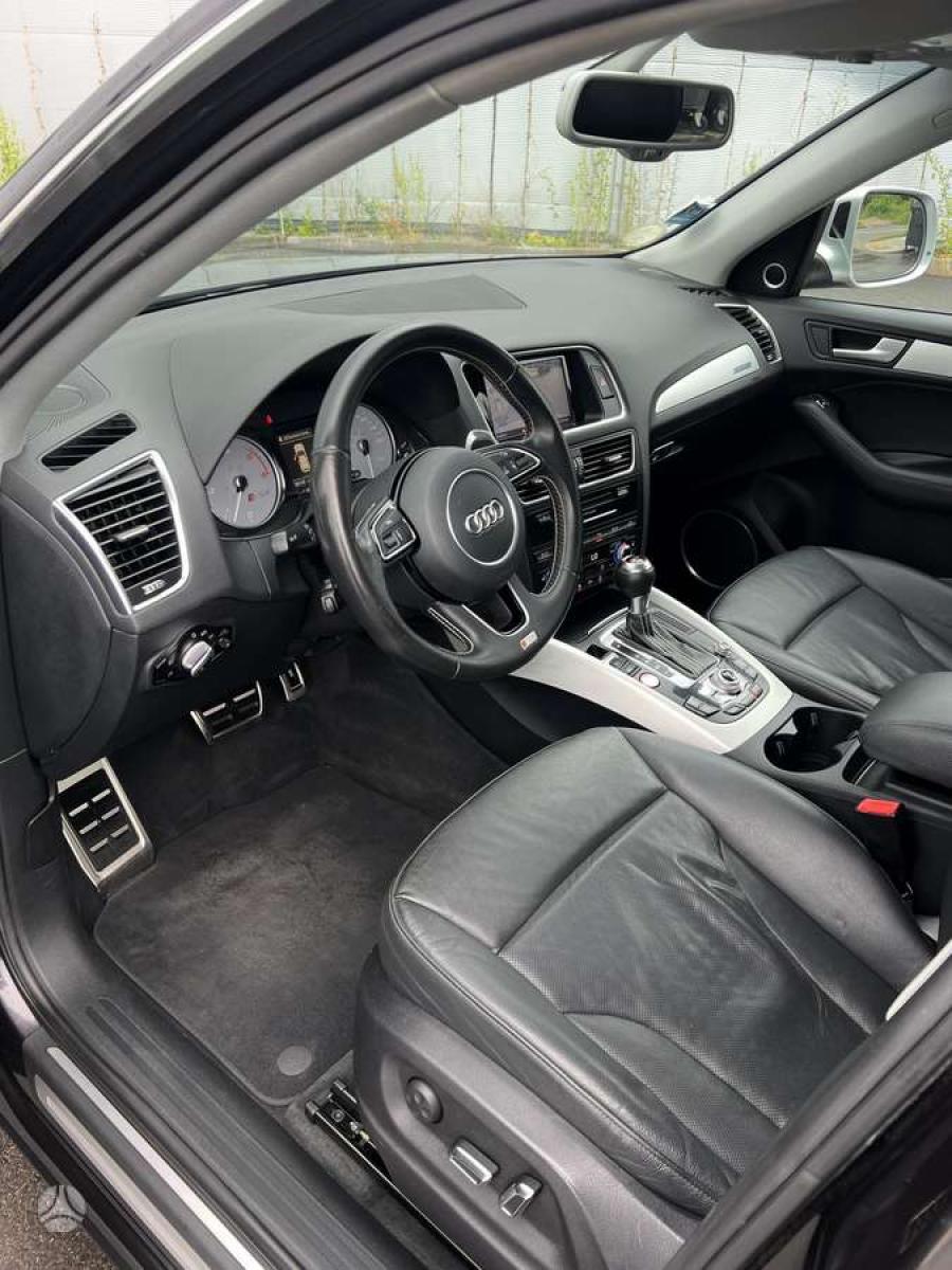 Pelēks Audi Q5 2014 Utena, ar dzinēja tilpumu 2.97 L un nobraukumu 264 tūkst. km par 13790 €, foto 36 vietnē AUTOMOTO.COM.LV