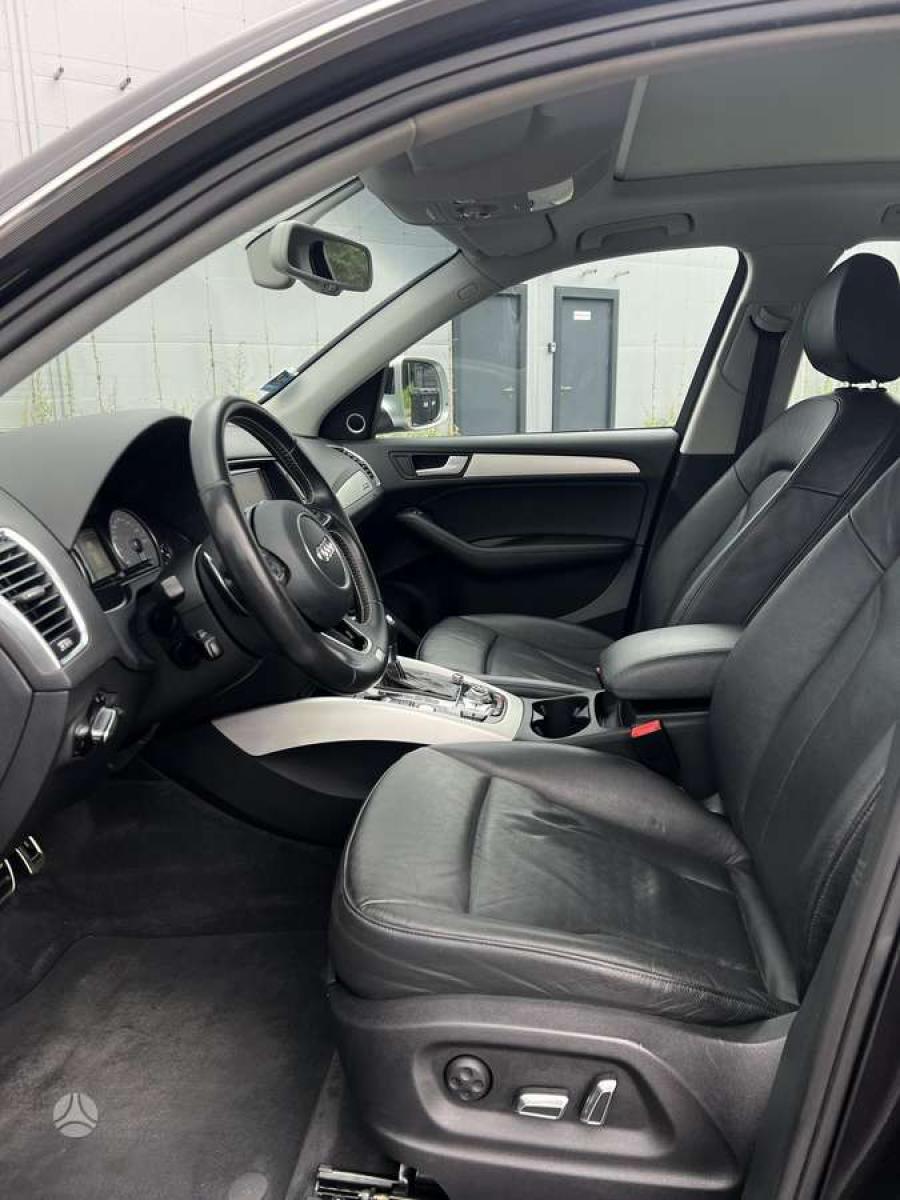 Pelēks Audi Q5 2014 Utena, ar dzinēja tilpumu 2.97 L un nobraukumu 264 tūkst. km par 13790 €, foto 37 vietnē AUTOMOTO.COM.LV