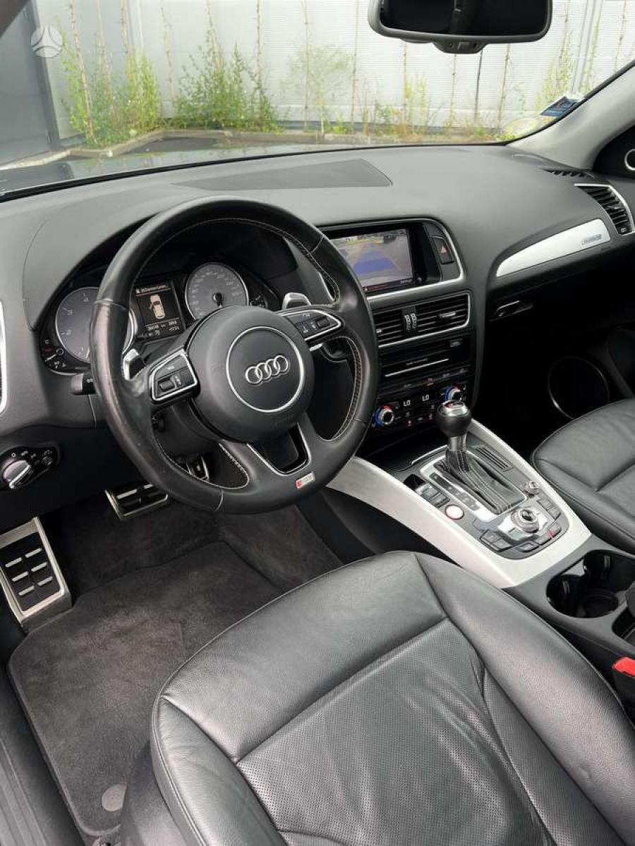 Pelēks Audi Q5 2014 Utena, ar dzinēja tilpumu 2.97 L un nobraukumu 264 tūkst. km par 13790 €, foto 40 vietnē AUTOMOTO.COM.LV