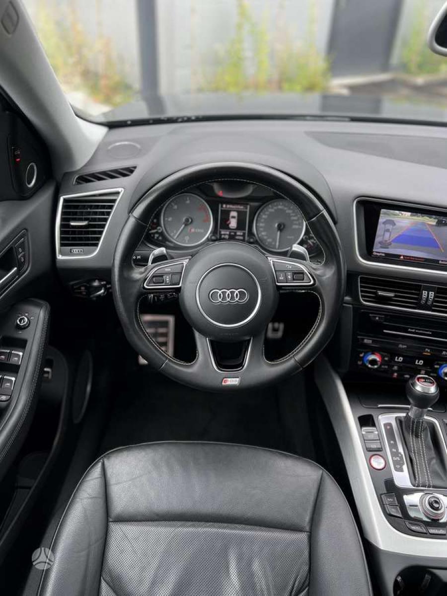 Pelēks Audi Q5 2014 Utena, ar dzinēja tilpumu 2.97 L un nobraukumu 264 tūkst. km par 13790 €, foto 49 vietnē AUTOMOTO.COM.LV