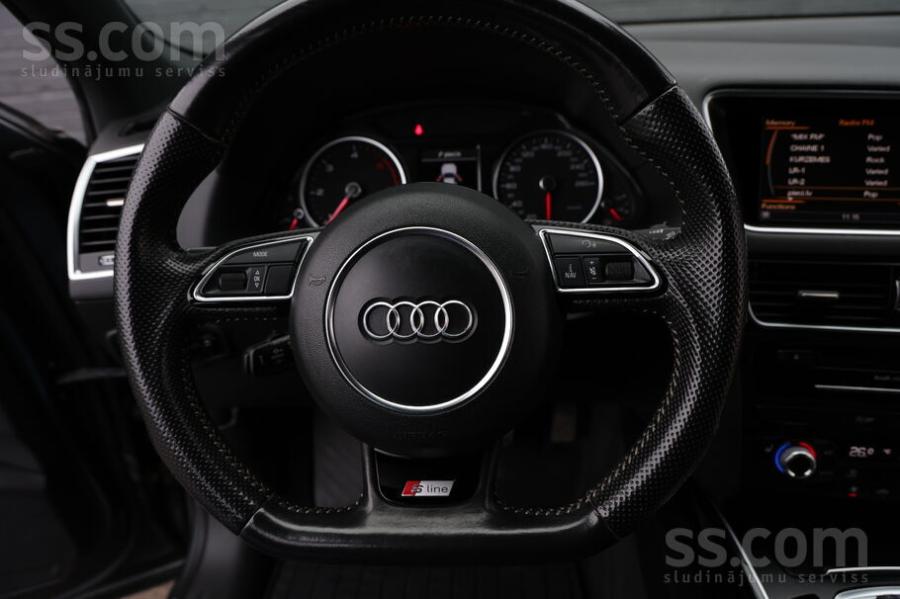 Grey Audi Q5 2014 in Riga, with an engine capacity of 2.00 L and mileage of 227 thousand km for 16250 €, photo 23 on AUTOMOTO.COM.LV