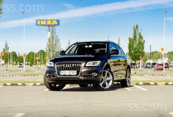 Grey Audi Q5 2014 in Riga, with an engine capacity of 2.00 L and mileage of 189 thousand km for 12590 €, photo 1 on AUTOMOTO.COM.LV