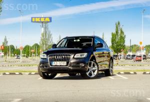 Grey Audi Q5 2014 in Riga, with an engine capacity of 2.00 L and mileage of 189 thousand km for 12590 €, photo  on AUTOMOTO.COM.LV