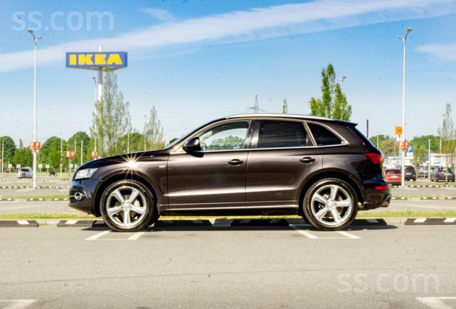 Grey Audi Q5 2014 in Riga, with an engine capacity of 2.00 L and mileage of 189 thousand km for 12590 €, photo 5 on AUTOMOTO.COM.LV