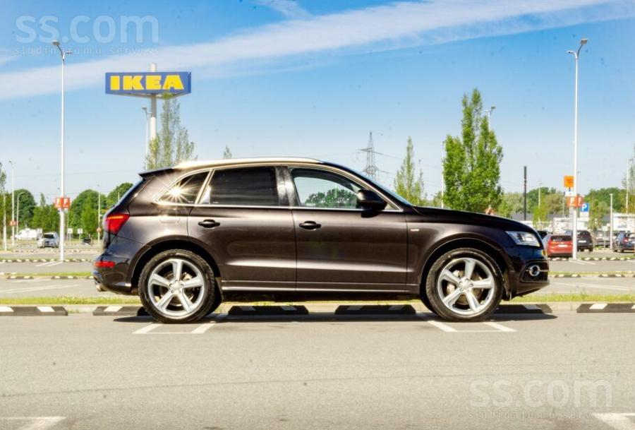 Grey Audi Q5 2014 in Riga, with an engine capacity of 2.00 L and mileage of 189 thousand km for 12590 €, photo 9 on AUTOMOTO.COM.LV