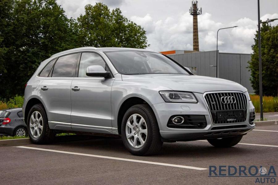 Grey Audi Q5 2014 in Kaunas, with an engine capacity of 1.97 L and mileage of 214 thousand km for 12700 €, photo 4 on AUTOMOTO.COM.LV