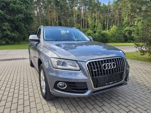 Grey Audi Q5 2014 in Ukmerge, with an engine capacity of 1.97 L and mileage of 224 thousand km for 11900 €, photo  on AUTOMOTO.COM.LV