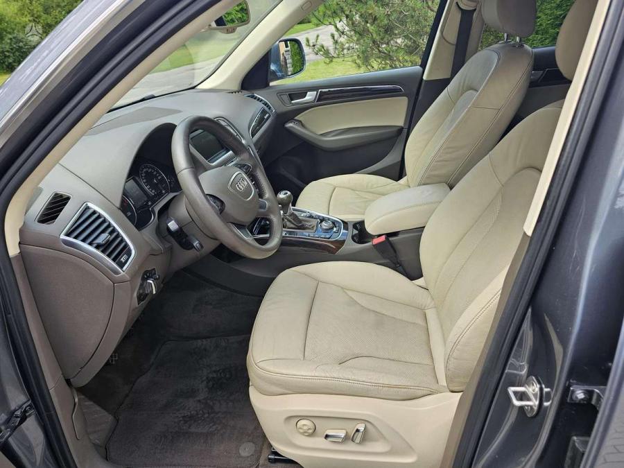 Pelēks Audi Q5 2014 Ukmergė, ar dzinēja tilpumu 1.97 L un nobraukumu 224 tūkst. km par 11900 €, foto 19 vietnē AUTOMOTO.COM.LV