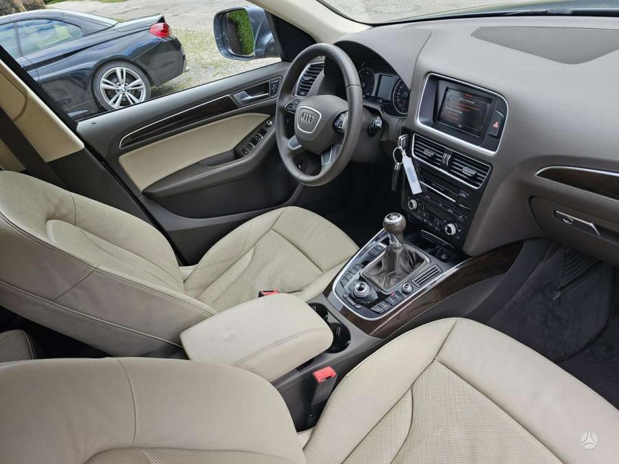 Pelēks Audi Q5 2014 Ukmergė, ar dzinēja tilpumu 1.97 L un nobraukumu 224 tūkst. km par 11900 €, foto 25 vietnē AUTOMOTO.COM.LV