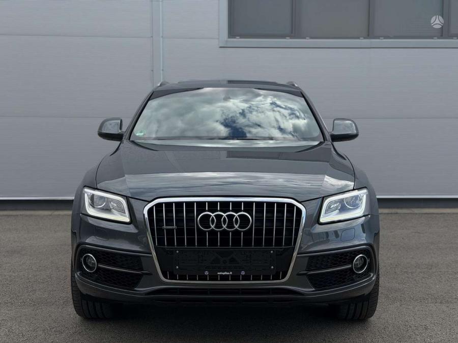 Grey Audi Q5 2014 in Utena, with an engine capacity of 1.97 L and mileage of 145 thousand km for 16250 €, photo 3 on AUTOMOTO.COM.LV