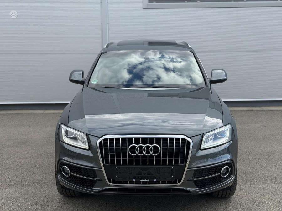 Grey Audi Q5 2014 in Utena, with an engine capacity of 1.97 L and mileage of 145 thousand km for 16250 €, photo 6 on AUTOMOTO.COM.LV