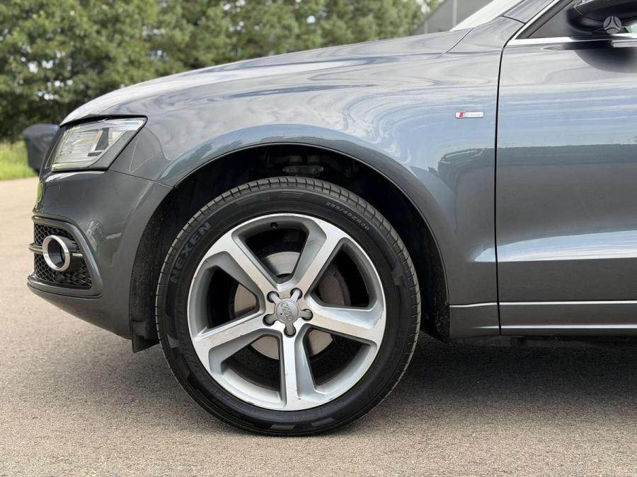 Grey Audi Q5 2014 in Utena, with an engine capacity of 1.97 L and mileage of 145 thousand km for 16250 €, photo 8 on AUTOMOTO.COM.LV