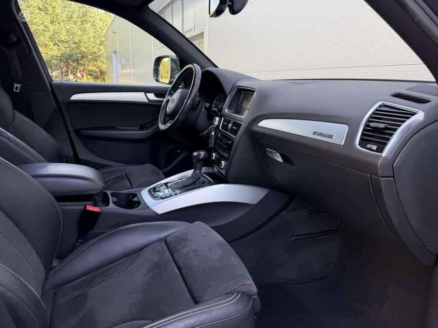 Grey Audi Q5 2014 in Utena, with an engine capacity of 1.97 L and mileage of 145 thousand km for 16250 €, photo 23 on AUTOMOTO.COM.LV