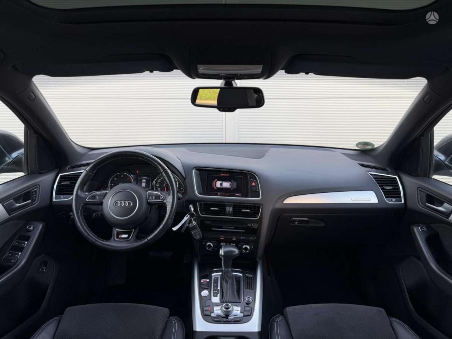Grey Audi Q5 2014 in Utena, with an engine capacity of 1.97 L and mileage of 145 thousand km for 16250 €, photo 28 on AUTOMOTO.COM.LV