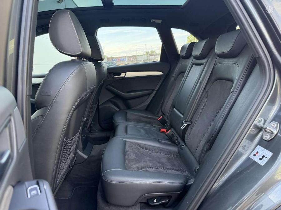 Grey Audi Q5 2014 in Utena, with an engine capacity of 1.97 L and mileage of 145 thousand km for 16250 €, photo 29 on AUTOMOTO.COM.LV