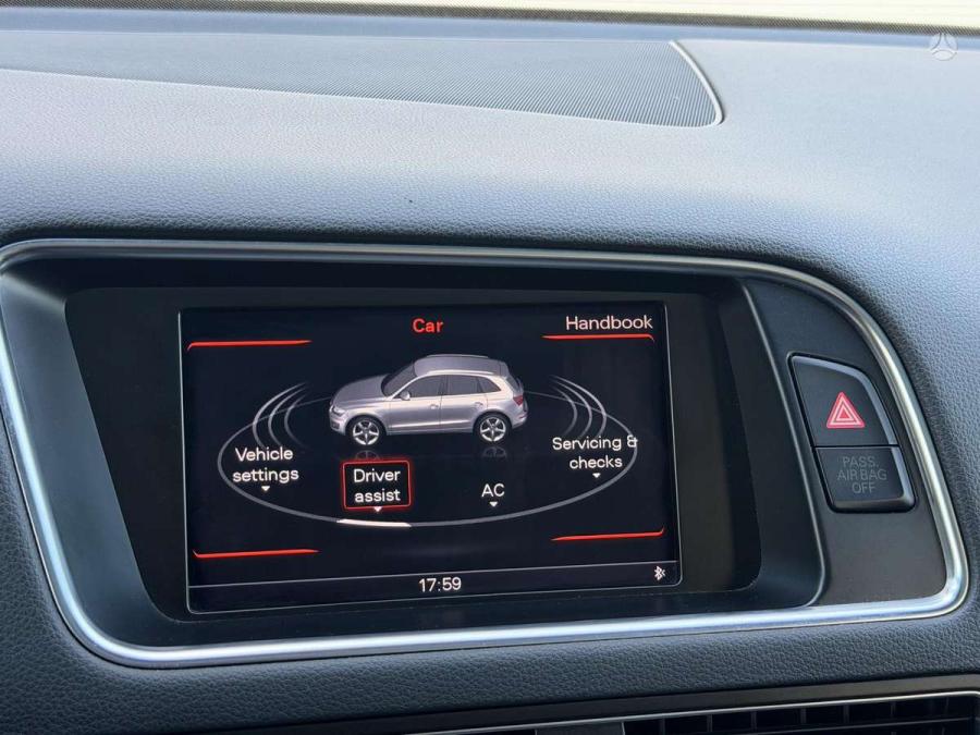 Grey Audi Q5 2014 in Utena, with an engine capacity of 1.97 L and mileage of 145 thousand km for 16250 €, photo 48 on AUTOMOTO.COM.LV