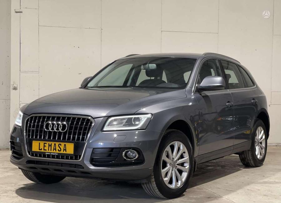 Pelēks Audi Q5 2014 Klaipėda, ar dzinēja tilpumu 1.97 L un nobraukumu 212 tūkst. km par 12999 €, foto 1 vietnē AUTOMOTO.COM.LV