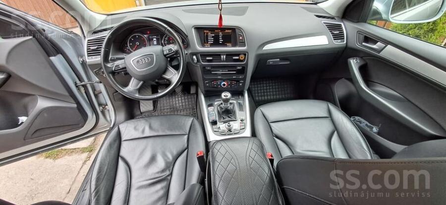 Pelēks Audi Q5 2014 Liepāja, ar dzinēja tilpumu 2.00 L un nobraukumu 236 tūkst. km par 14200 €, foto 5 vietnē AUTOMOTO.COM.LV