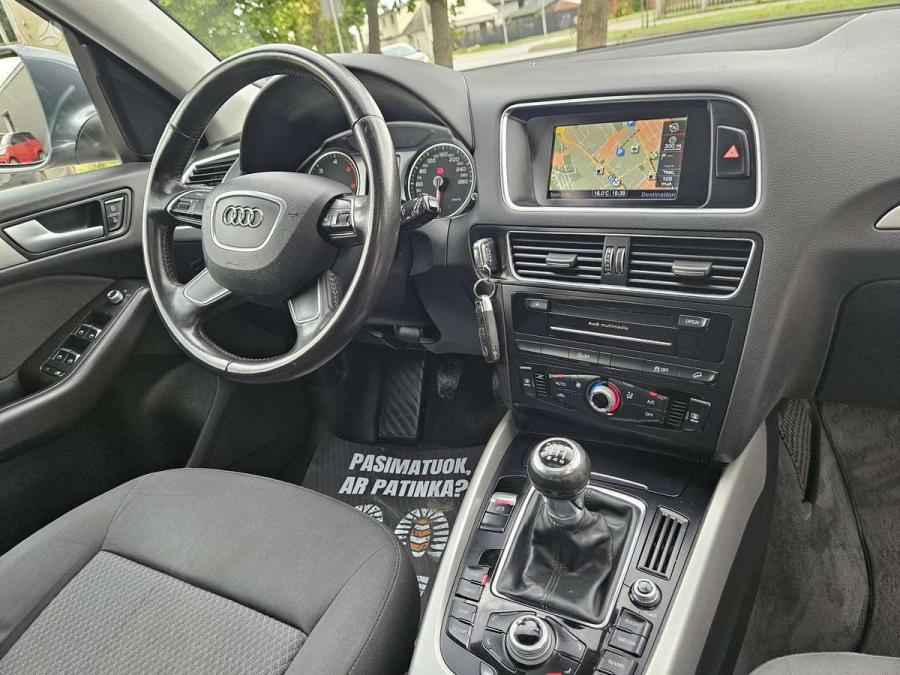 Pelēks Audi Q5 2014 Šauļi, ar dzinēja tilpumu 1.97 L un nobraukumu 268 tūkst. km par 11950 €, foto 15 vietnē AUTOMOTO.COM.LV