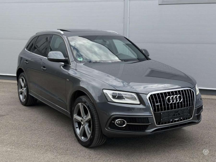 Grey Audi Q5 2014 in Utena, with an engine capacity of 1.97 L and mileage of 145 thousand km for 15850 €, photo 3 on AUTOMOTO.COM.LV