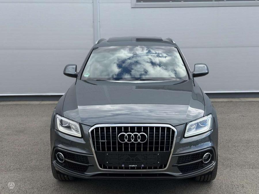 Grey Audi Q5 2014 in Utena, with an engine capacity of 1.97 L and mileage of 145 thousand km for 15850 €, photo 5 on AUTOMOTO.COM.LV