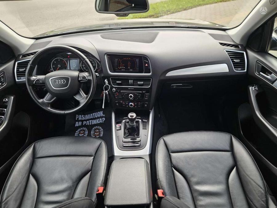 Pelēks Audi Q5 2014 Šauļi, ar dzinēja tilpumu 1.97 L un nobraukumu 228 tūkst. km par 11950 €, foto 12 vietnē AUTOMOTO.COM.LV