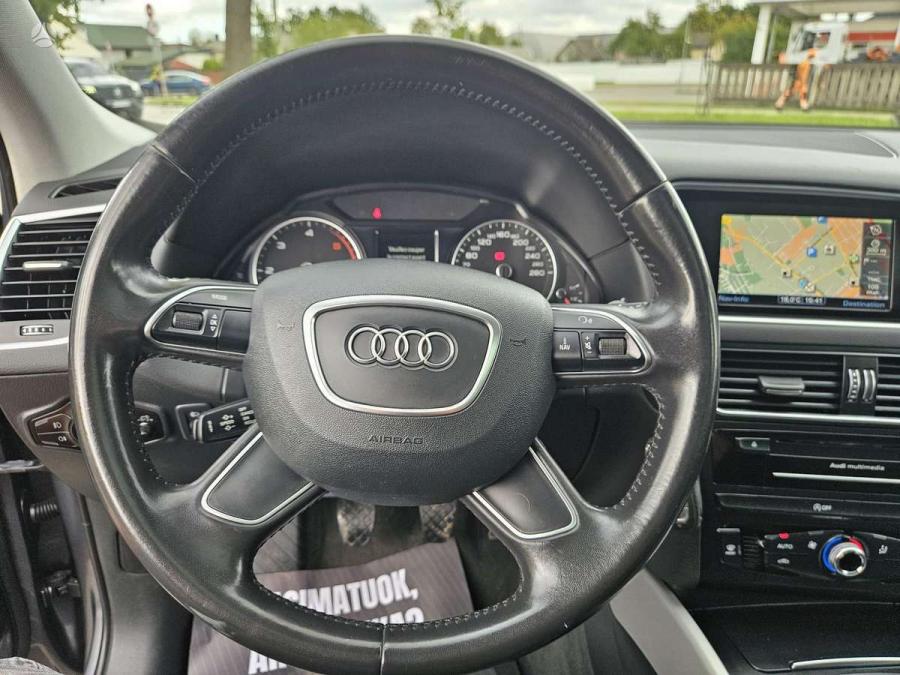 Grey Audi Q5 2014 in Siauliai, with an engine capacity of 1.97 L and mileage of 268 thousand km for 11450 €, photo 20 on AUTOMOTO.COM.LV