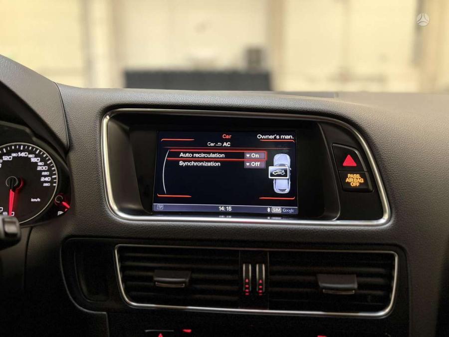 Pelēks Audi Q5 2014 Viļņa, ar dzinēja tilpumu 3.00 L un nobraukumu 237 tūkst. km par 9990 €, foto 27 vietnē AUTOMOTO.COM.LV