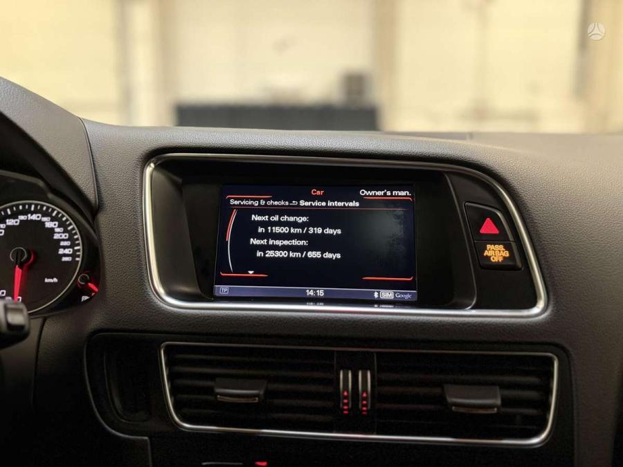 Pelēks Audi Q5 2014 Viļņa, ar dzinēja tilpumu 3.00 L un nobraukumu 237 tūkst. km par 9990 €, foto 28 vietnē AUTOMOTO.COM.LV