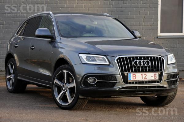 Grey Audi Q5 2015 in Tukums, with an engine capacity of 2.00 L and mileage of 263 thousand km for 13900 €, photo 1 on AUTOMOTO.COM.LV