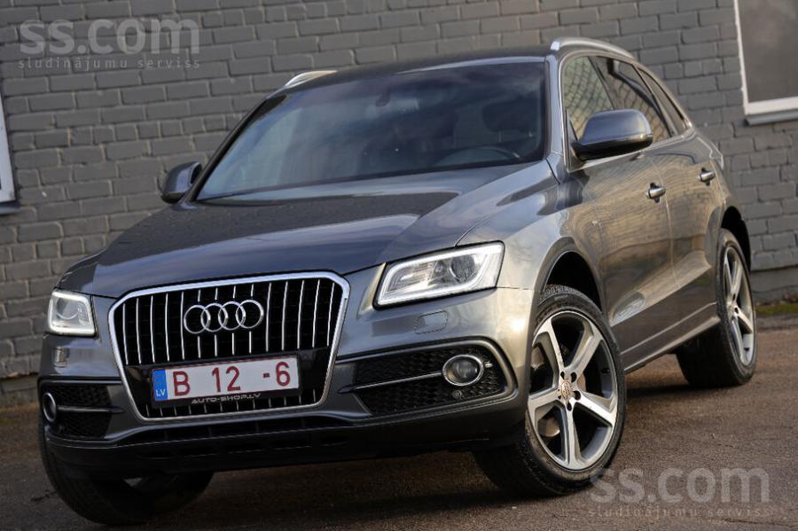 Grey Audi Q5 2015 in Tukums, with an engine capacity of 2.00 L and mileage of 263 thousand km for 13900 €, photo 2 on AUTOMOTO.COM.LV