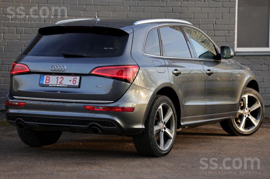 Grey Audi Q5 2015 in Tukums, with an engine capacity of 2.00 L and mileage of 263 thousand km for 13900 €, photo 4 on AUTOMOTO.COM.LV