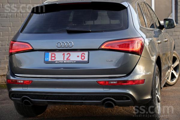 Grey Audi Q5 2015 in Tukums, with an engine capacity of 2.00 L and mileage of 263 thousand km for 13900 €, photo 5 on AUTOMOTO.COM.LV