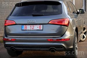 Grey Audi Q5 2015 in Tukums, with an engine capacity of 2.00 L and mileage of 263 thousand km for 13900 €, photo 5 on AUTOMOTO.COM.LV
