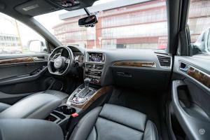 Grey Audi Q5 2015 in Klaipeda, with an engine capacity of 3.00 L and mileage of 149 thousand km for 14999 €, photo 32 on AUTOMOTO.COM.LV