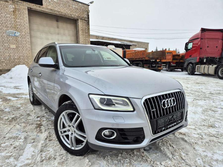 Grey Audi Q5 2015 in Utena, with an engine capacity of 2.97 L and mileage of 223 thousand km for 13490 €, photo 2 on AUTOMOTO.COM.LV