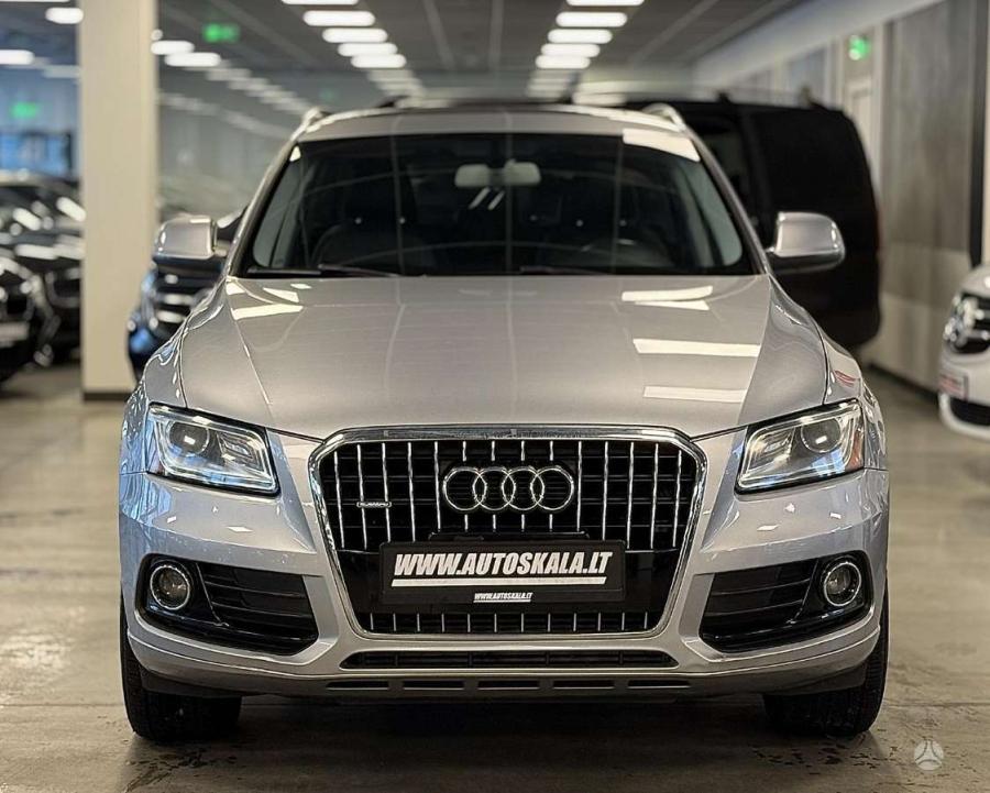 Grey Audi Q5 2015 in Klaipeda, with an engine capacity of 1.98 L and mileage of 153 thousand km for 14950 €, photo 2 on AUTOMOTO.COM.LV