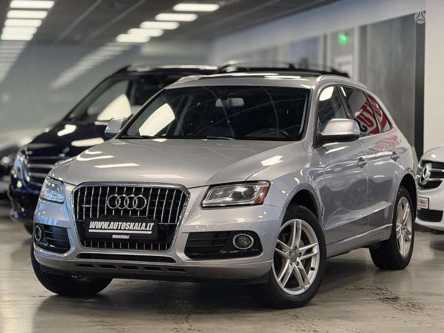 Grey Audi Q5 2015 in Klaipeda, with an engine capacity of 1.98 L and mileage of 153 thousand km for 14950 €, photo 22 on AUTOMOTO.COM.LV