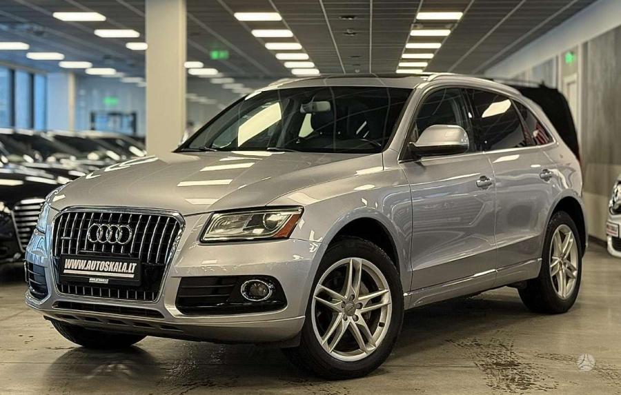 Grey Audi Q5 2015 in Klaipeda, with an engine capacity of 1.98 L and mileage of 153 thousand km for 14950 €, photo 26 on AUTOMOTO.COM.LV