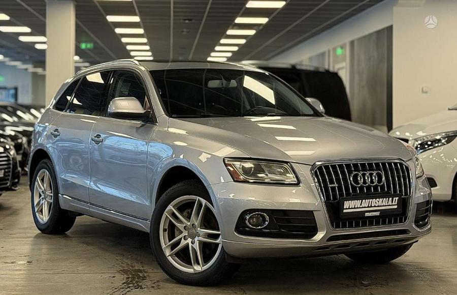 Grey Audi Q5 2015 in Klaipeda, with an engine capacity of 1.98 L and mileage of 153 thousand km for 14950 €, photo 27 on AUTOMOTO.COM.LV