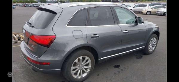 Grey Audi Q5 2015 in Vilnius, with an engine capacity of 1.98 L and mileage of 96 thousand km for 9250 €, photo 3 on AUTOMOTO.COM.LV