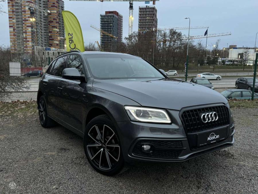 Pelēks Audi Q5 2015 Viļņa, ar dzinēja tilpumu 2.97 L un nobraukumu 173 tūkst. km par 13200 €, foto 2 vietnē AUTOMOTO.COM.LV