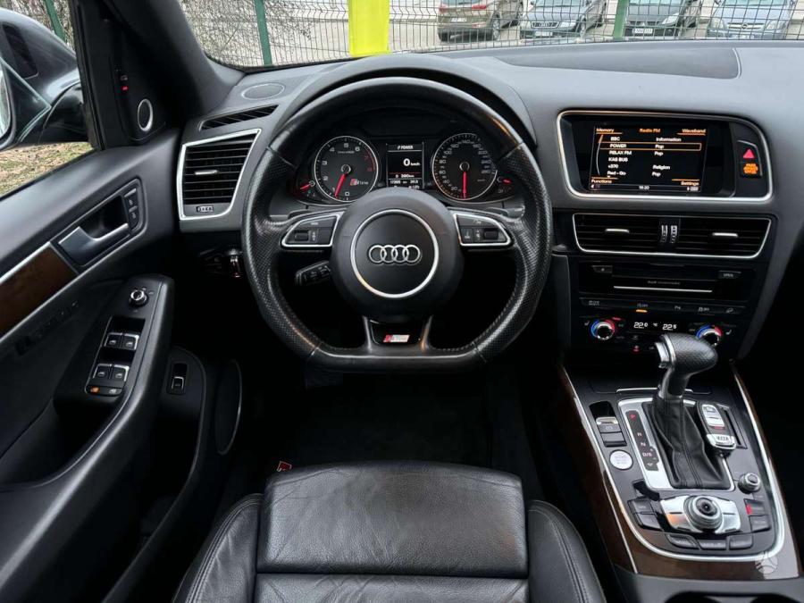 Pelēks Audi Q5 2015 Viļņa, ar dzinēja tilpumu 2.97 L un nobraukumu 173 tūkst. km par 13200 €, foto 10 vietnē AUTOMOTO.COM.LV