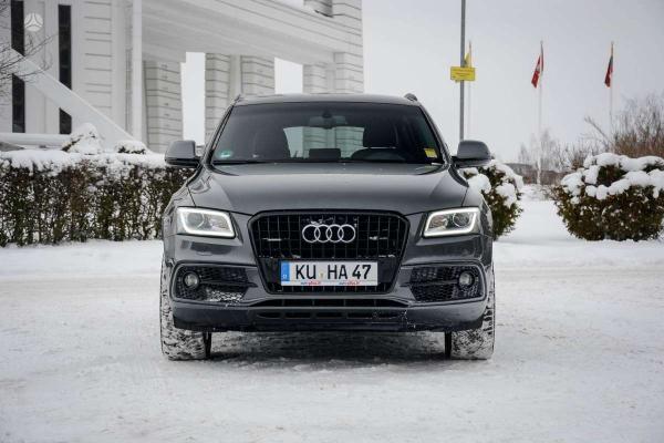 Grey Audi Q5 2015 in Elektrenai, with an engine capacity of 2.00 L and mileage of 266 thousand km for 13450 €, photo 2 on AUTOMOTO.COM.LV