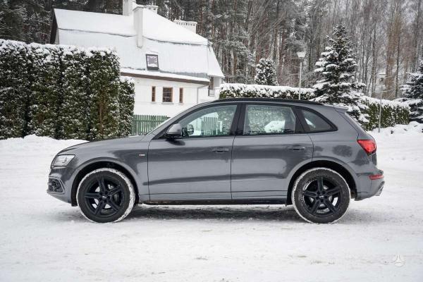Grey Audi Q5 2015 in Elektrenai, with an engine capacity of 2.00 L and mileage of 266 thousand km for 13450 €, photo 8 on AUTOMOTO.COM.LV
