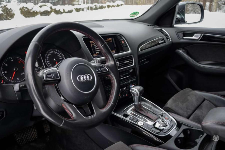 Pelēks Audi Q5 2015 Elektrėnai, ar dzinēja tilpumu 2.00 L un nobraukumu 266 tūkst. km par 13450 €, foto 13 vietnē AUTOMOTO.COM.LV