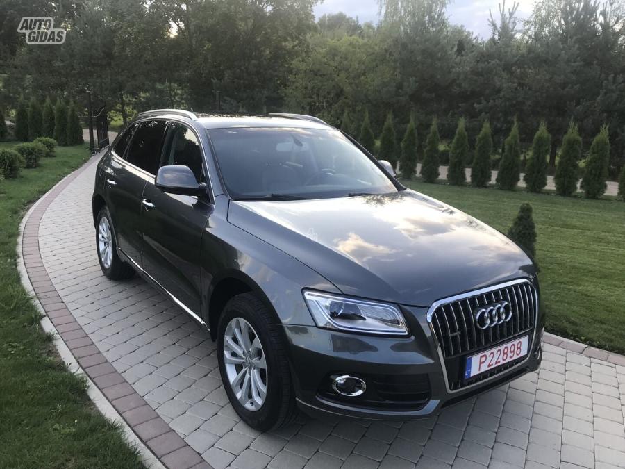 Pelēks Audi Q5 2015 Jonava, ar dzinēja tilpumu 2.00 L un nobraukumu 105 tūkst. km par 12100 €, foto 1 vietnē AUTOMOTO.COM.LV