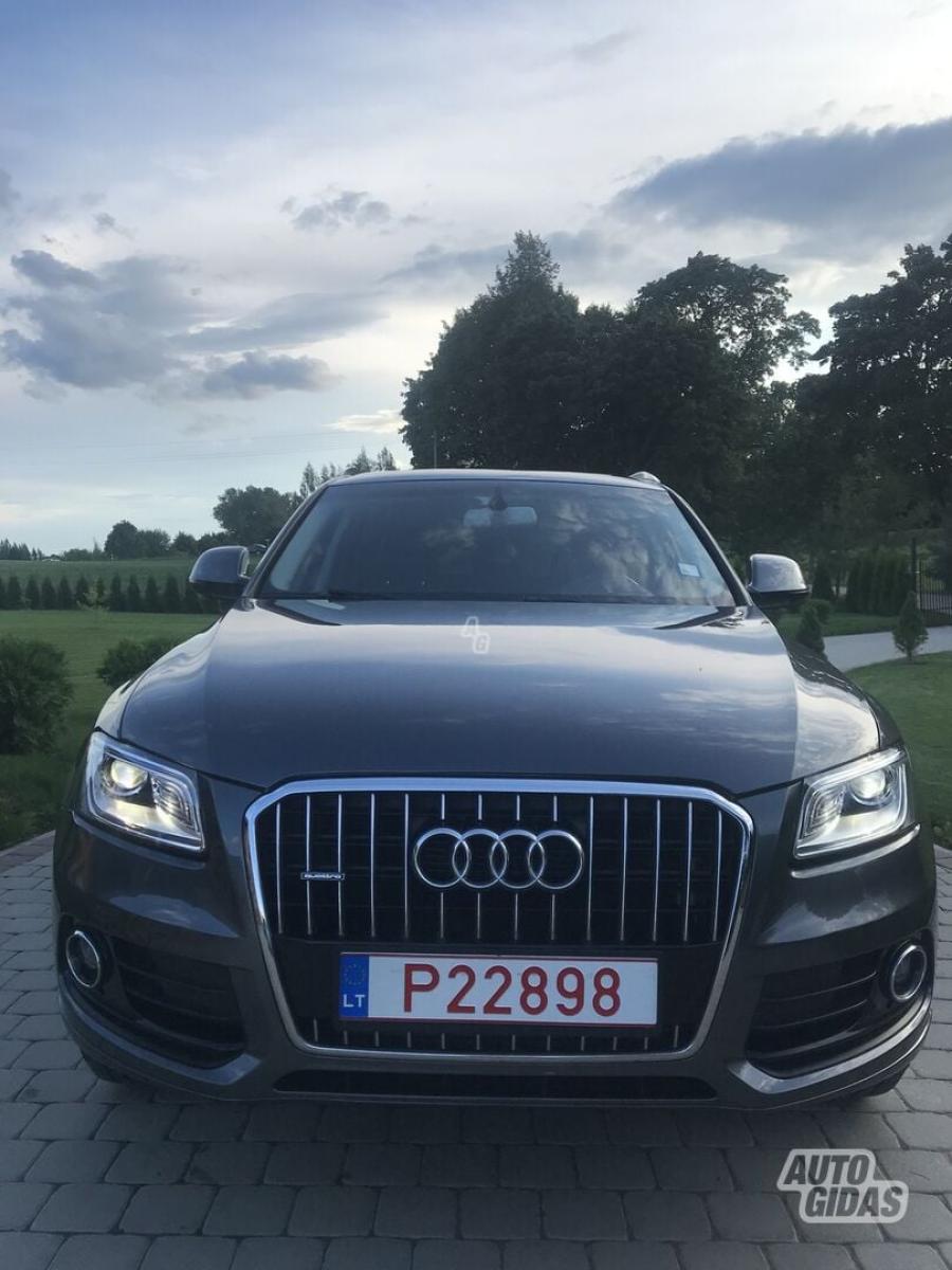 Pelēks Audi Q5 2015 Jonava, ar dzinēja tilpumu 2.00 L un nobraukumu 105 tūkst. km par 12100 €, foto 2 vietnē AUTOMOTO.COM.LV