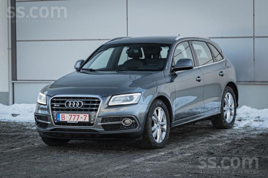 Grey Audi Q5 2015 in Riga, with an engine capacity of 3.00 L and mileage of 0 thousand km for 14995 €, photo 1 on AUTOMOTO.COM.LV