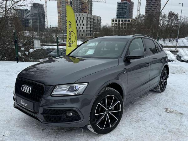 Grey Audi Q5 2015 in Vilnius, with an engine capacity of 2.97 L and mileage of 173 thousand km for 12500 €, photo 2 on AUTOMOTO.COM.LV